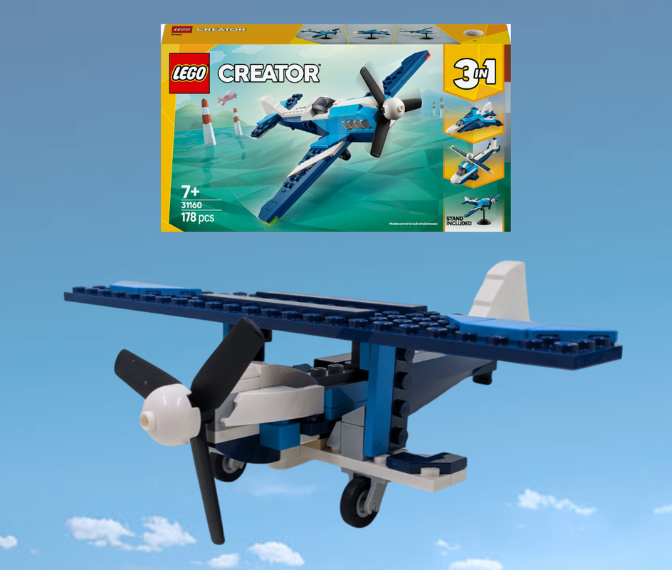 LEGO MOC 31160 Biplane by Cloverbricks | Rebrickable - Build with LEGO