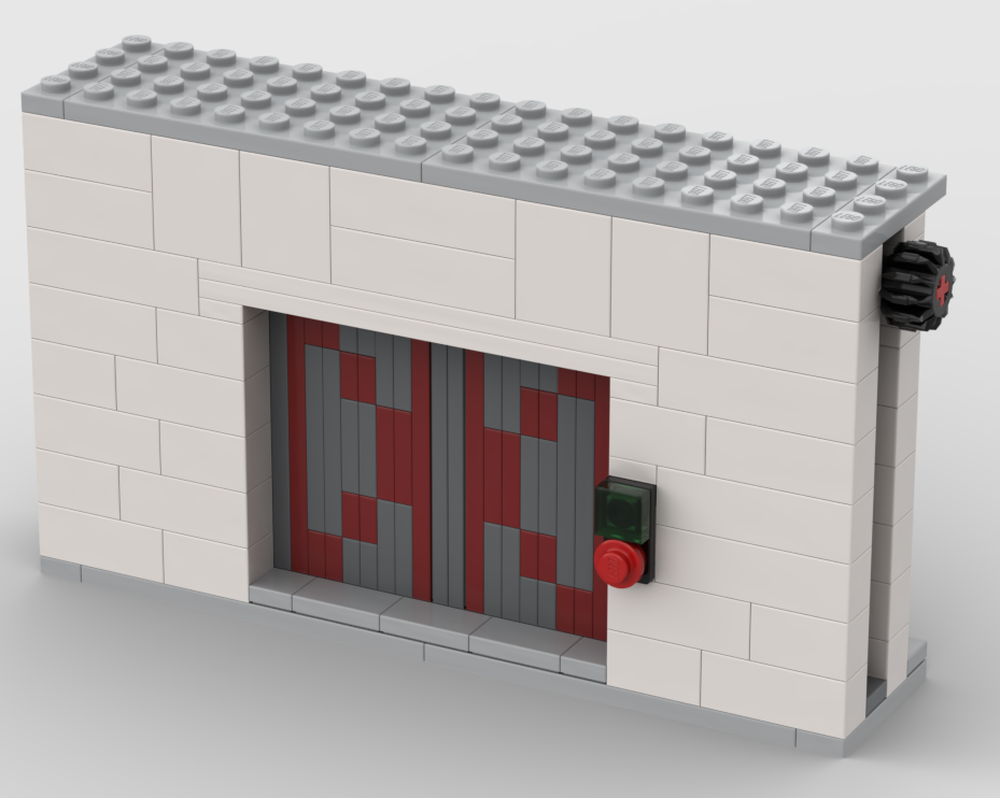 LEGO MOC SCP | Containment door by ccffpt | Rebrickable - Build with LEGO