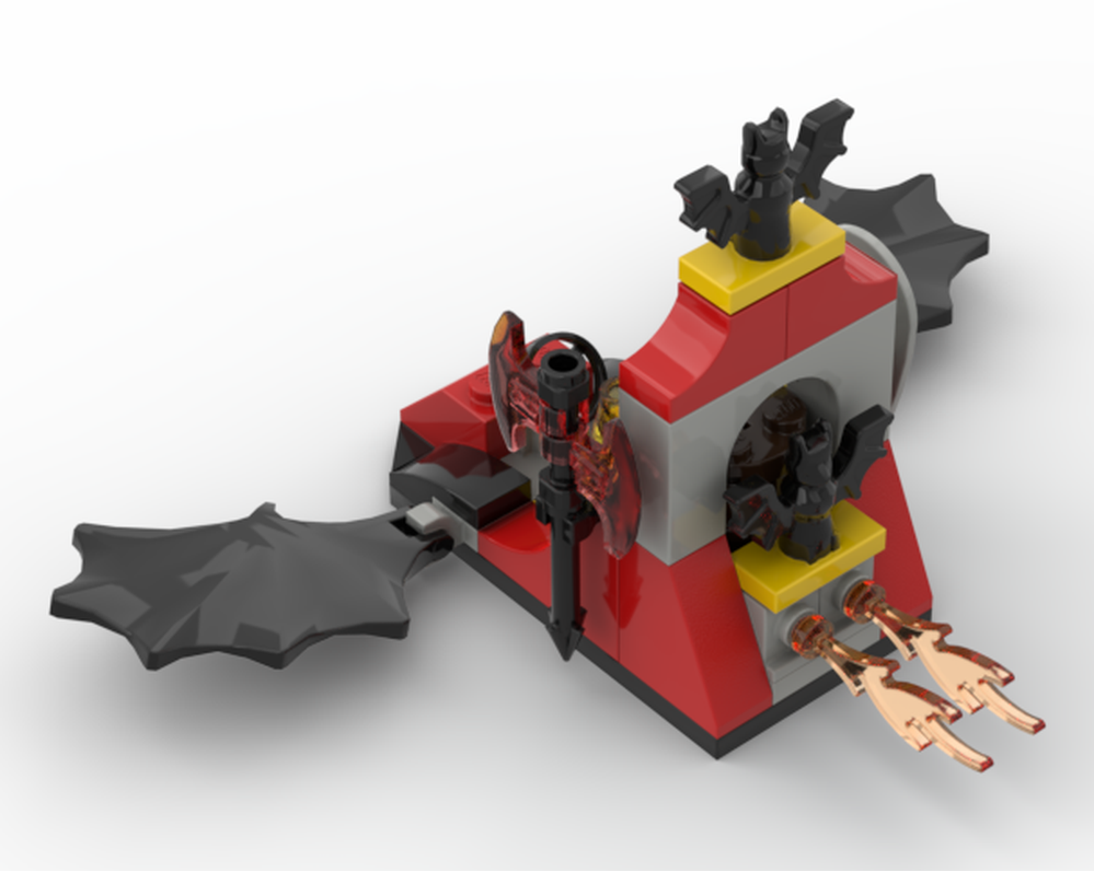 LEGO MOC Fright knights soap box racer #5 for Batlord or Vampire Knight ...