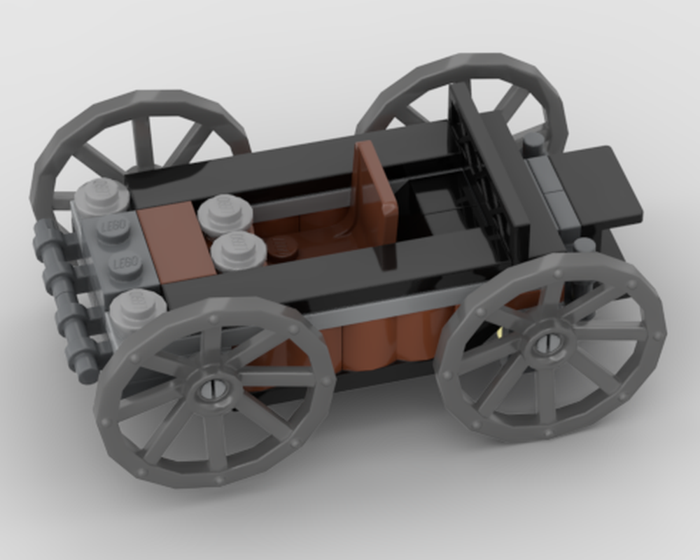 LEGO MOC Thestral go cart by Ginsinator3000 | Rebrickable - Build with LEGO