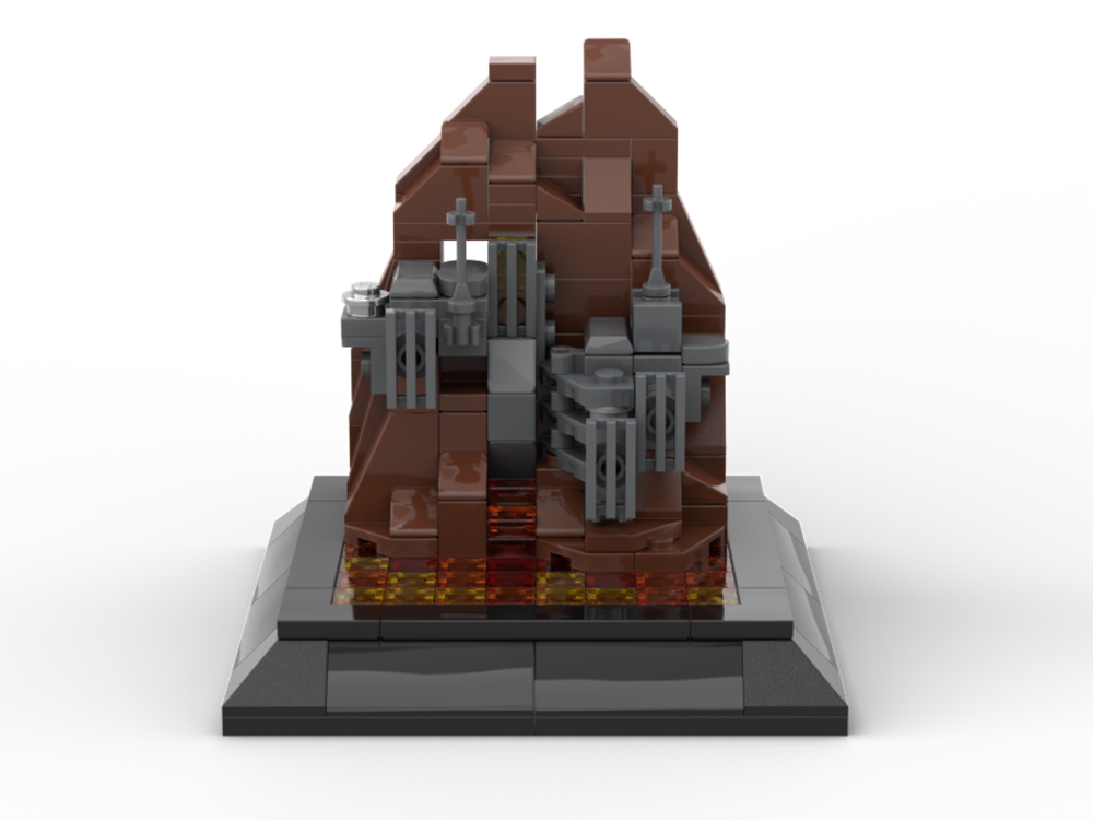 LEGO MOC Mustafar Base Micro Diorama by KiwiEater | Rebrickable - Build ...