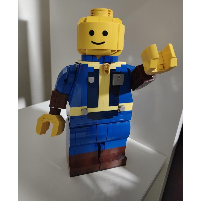 LEGO MOC Fallout Vault-Tec Vault Suit Minifigure - Up Scaled by mipakr ...