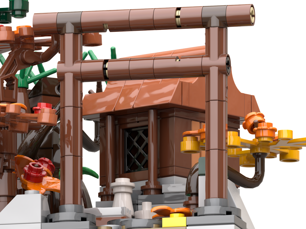 LEGO MOC-216896 Japanese Potted Shrine by jirdan | Rebrickable - Build ...