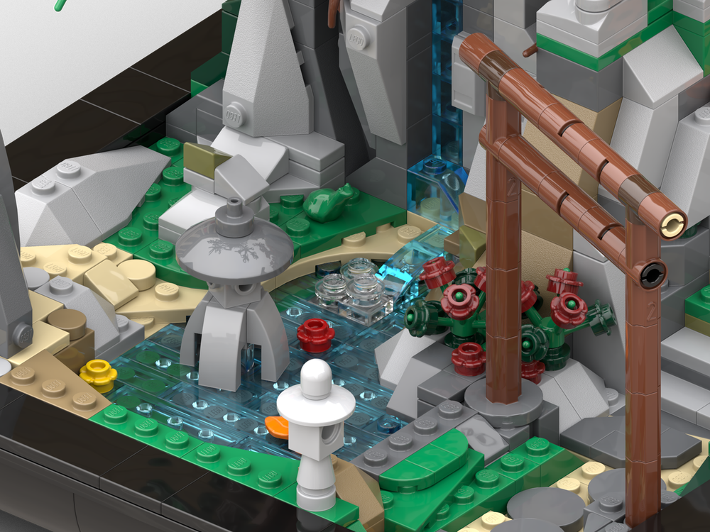 LEGO MOC-216896 Japanese Potted Shrine by jirdan | Rebrickable - Build ...