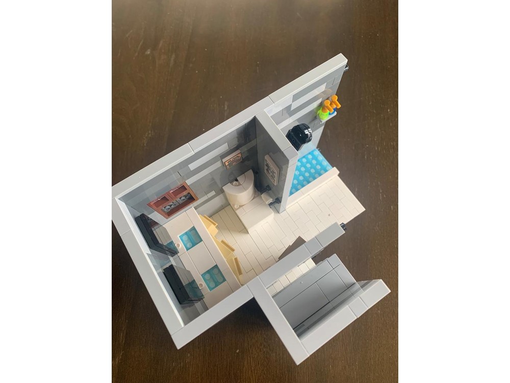 LEGO MOC Bungalow part 2 - Bathroom by emixam2 | Rebrickable - Build ...