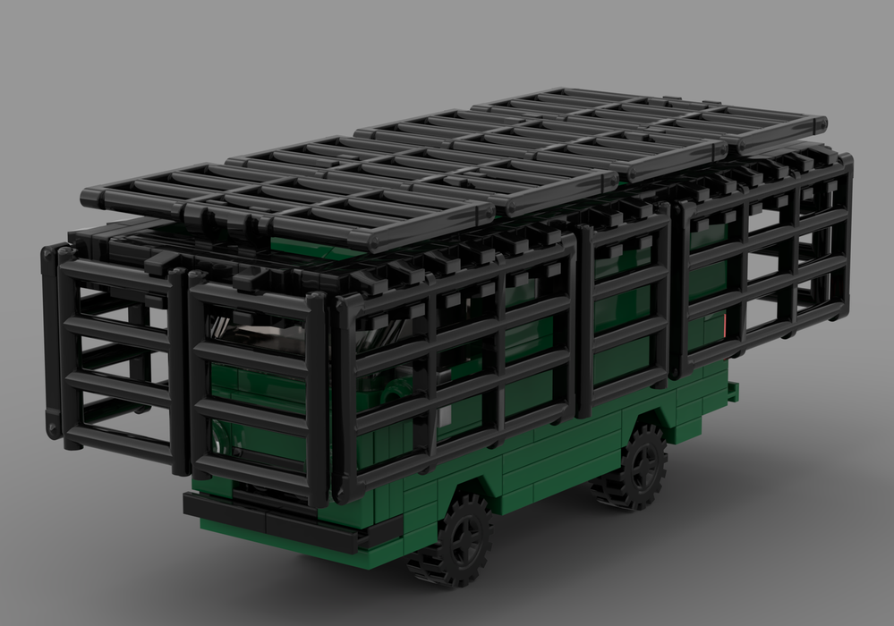LEGO MOC Drone Cage UAZ by Shturmovik | Rebrickable - Build with LEGO