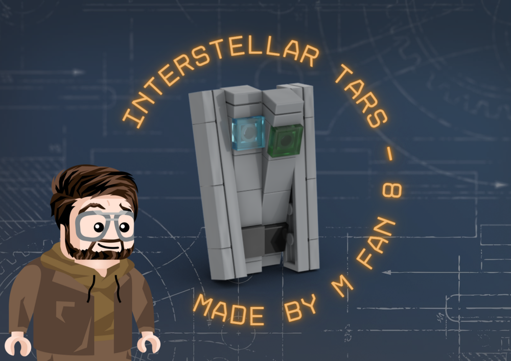 LEGO MOC Tars robot - Interstellar film by m_fan_8 | Rebrickable ...
