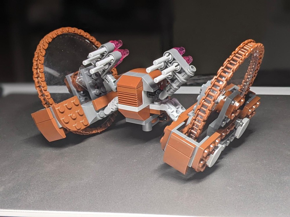 LEGO MOC 7670 Hailfire Droid Mod - Frictionless Wheels & Facelift by ...
