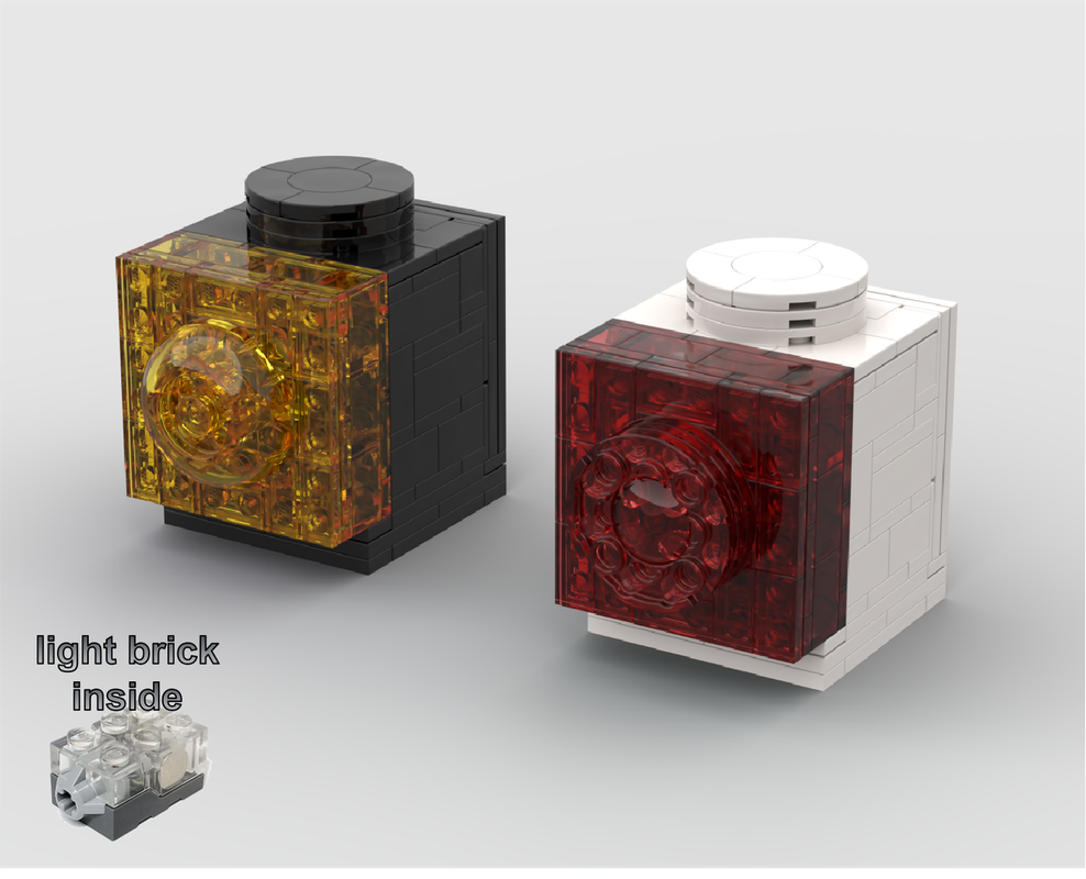 LEGO MOC Upscaled headlight with light brick by Briquoleur ...