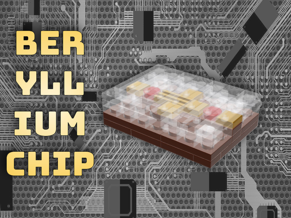 LEGO MOC Doctor Who Beryllium Chip by bentbliley | Rebrickable - Build ...