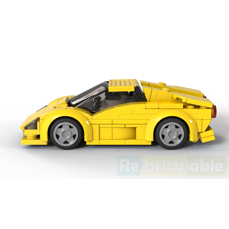 LEGO MOC Lamborghini Diablo by MinifigGarage | Rebrickable - Build with ...