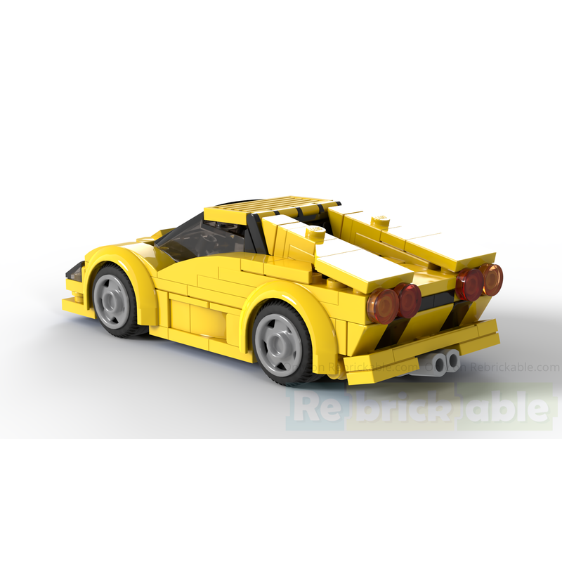 LEGO MOC Lamborghini Diablo by MinifigGarage | Rebrickable - Build with ...