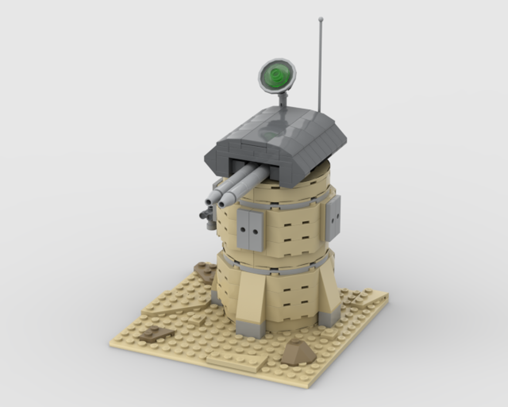 LEGO MOC Tatooine Turret 1 by Ckinion | Rebrickable - Build with LEGO