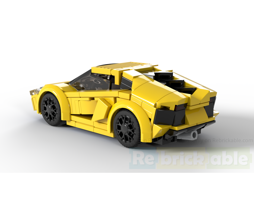 LEGO MOC Lamborghini Aventador by MinifigGarage | Rebrickable - Build ...