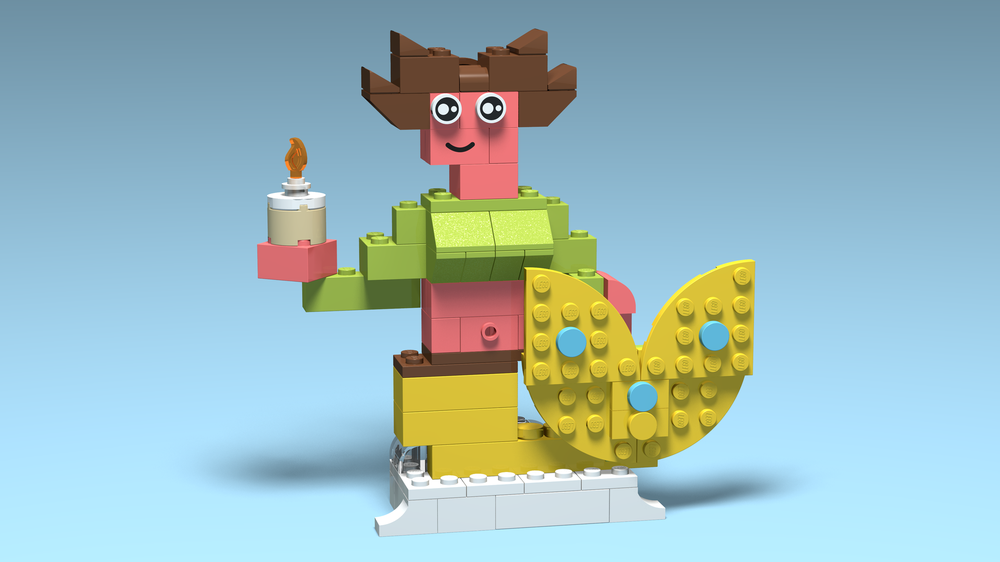 LEGO MOC 11039 Mermaid by mattking4 | Rebrickable - Build with LEGO