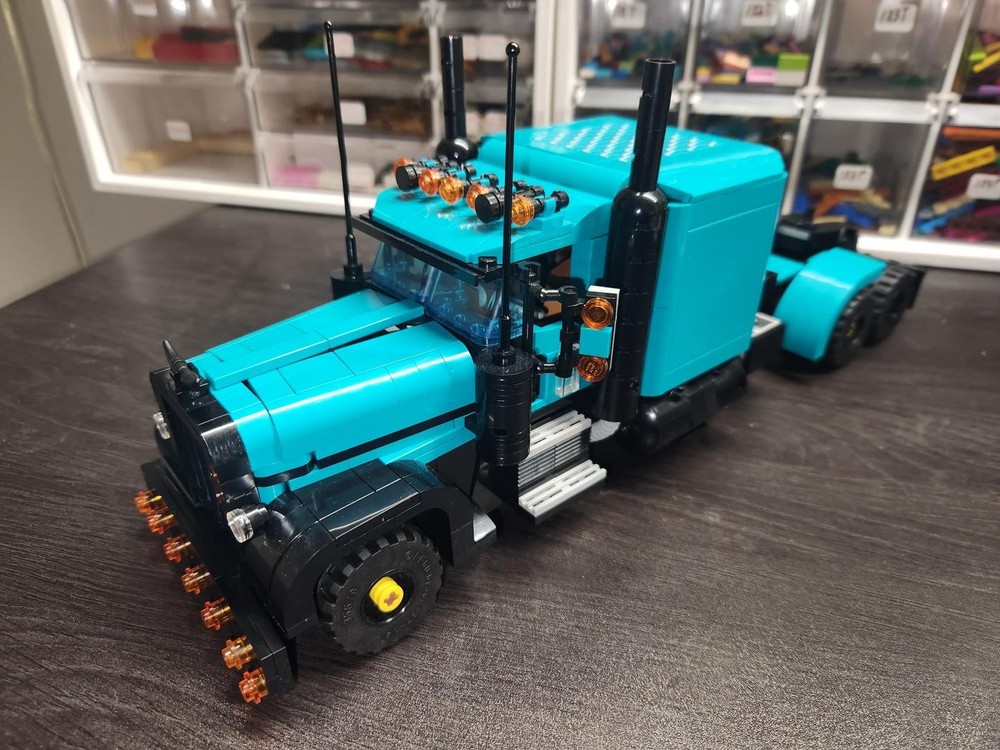 LEGO MOC Peterbilt 359 by Xxriot99xX | Rebrickable - Build with LEGO