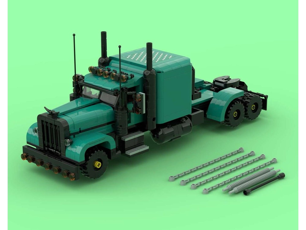 LEGO MOC Peterbilt 359 by Xxriot99xX | Rebrickable - Build with LEGO