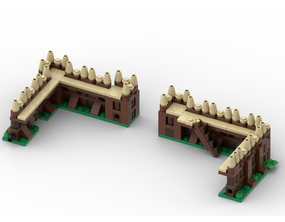 LEGO MOC Palisade - Courtyard Expansion for Mini Blaustein Castle by ...