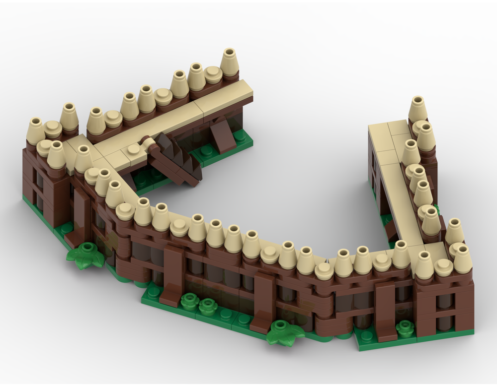 LEGO MOC Palisade - Courtyard Expansion for Mini Blaustein Castle by ...
