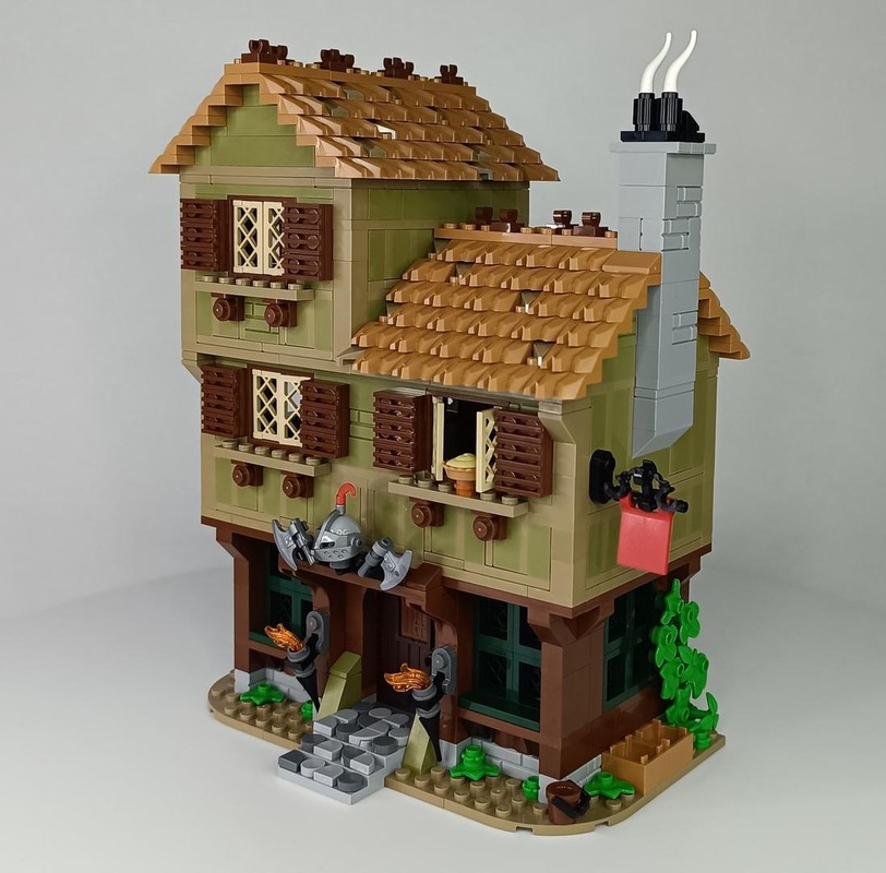 LEGO MOC Medieval Tavern by thrulego | Rebrickable - Build with LEGO