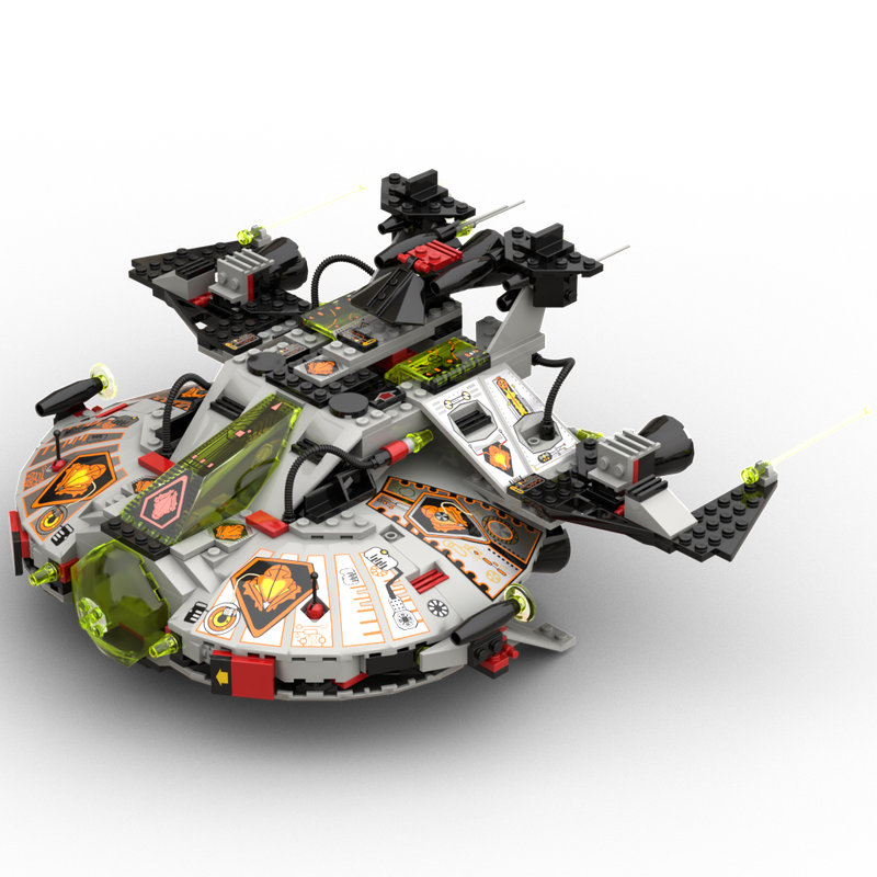 LEGO MOC-216967 MOC-0031 UFO reloaded by KILDET | Rebrickable - Build ...