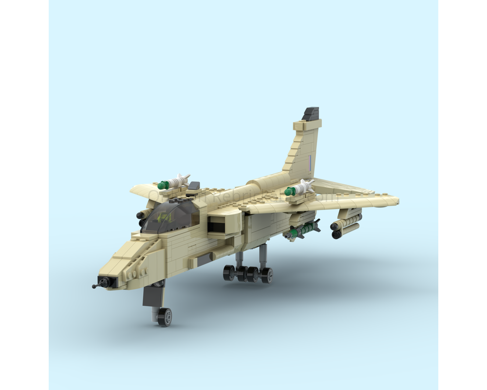 LEGO MOC RAF Sepecat Jaguar (Gulf War) by OttoCH6 | Rebrickable - Build ...