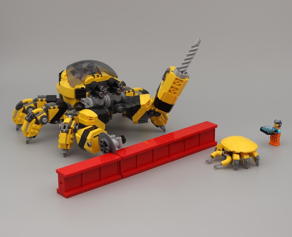 LEGO MOC Construction Crab Mech by Leewan | Rebrickable - Build with LEGO