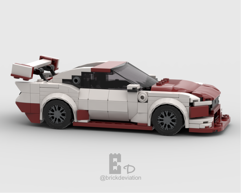 LEGO MOC 2025 Shell V-Power Racing Team Ford Mustang Supercar (Jet ...