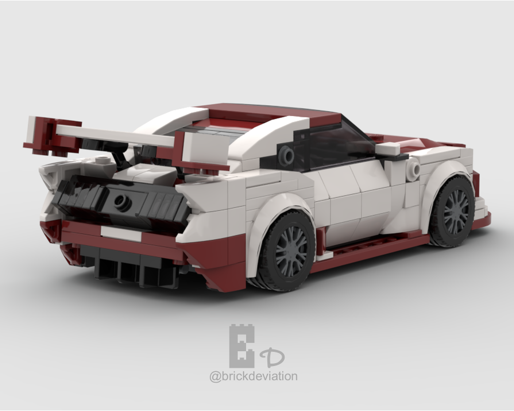 LEGO MOC 2025 Shell V-Power Racing Team Ford Mustang Supercar (Jet ...
