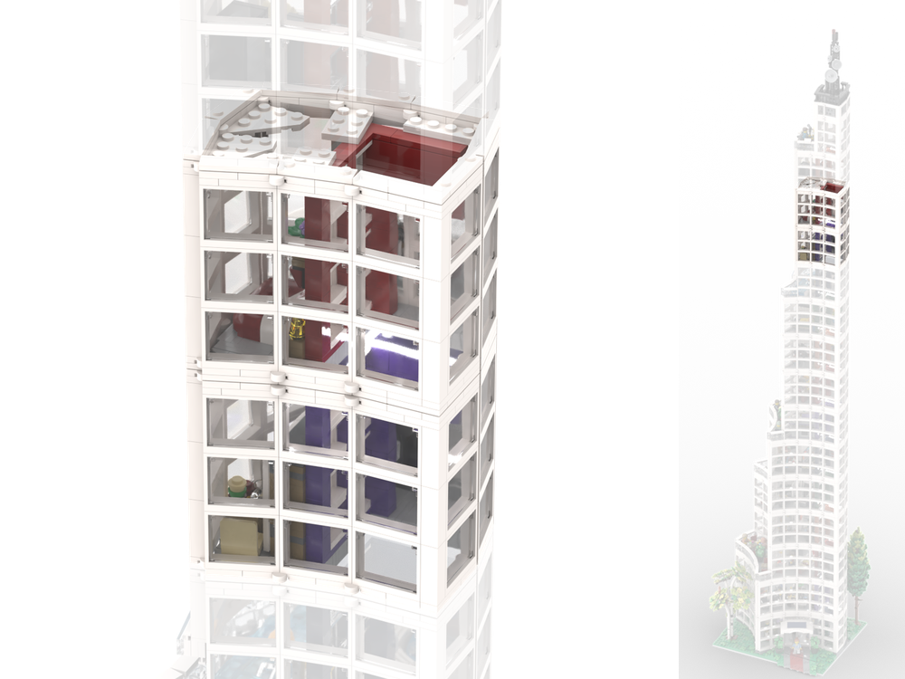 LEGO MOC Brickman Tower: Appartement (8⁄9) by axsbricks | Rebrickable ...