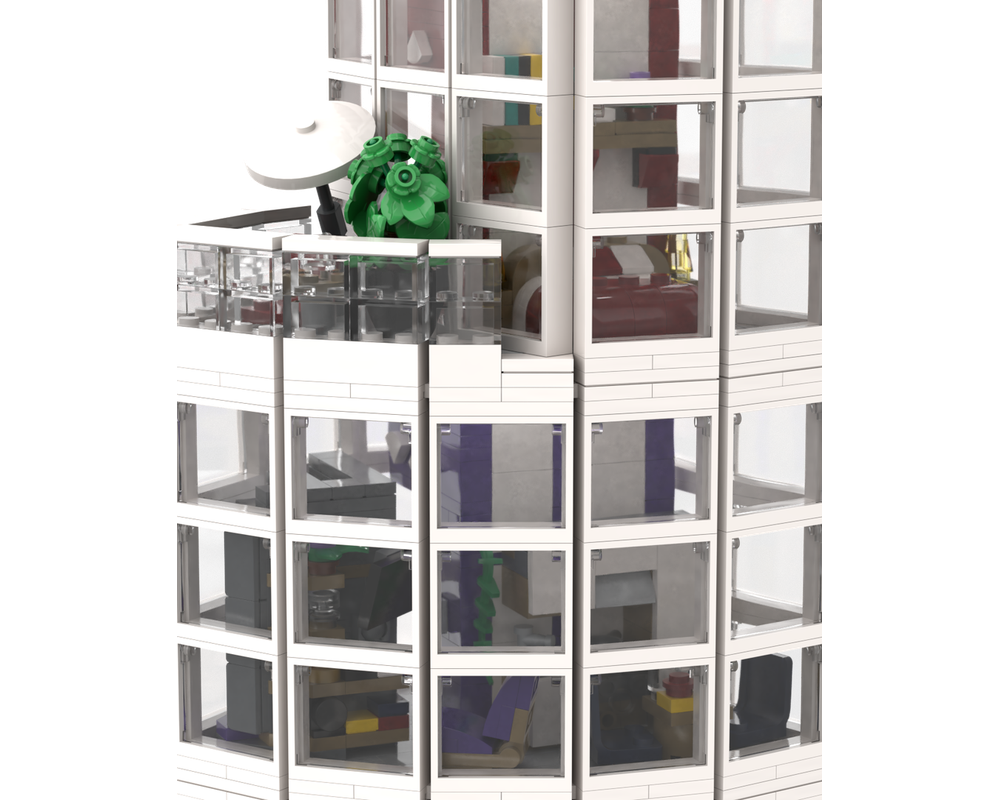 LEGO MOC Brickman Tower: Appartement (8⁄9) by axsbricks | Rebrickable ...