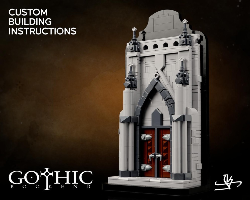 LEGO MOC Gothic Bookend by JakobKaiserMOCs | Rebrickable - Build with LEGO