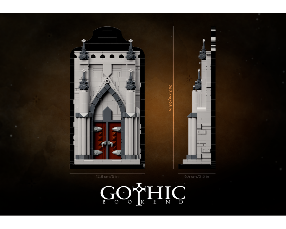 LEGO MOC Gothic Bookend by JakobKaiserMOCs | Rebrickable - Build with LEGO