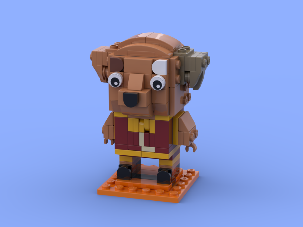 LEGO MOC Cleveland 'Moon Dog' Mascot Brickheadz by Penguins and plastic ...