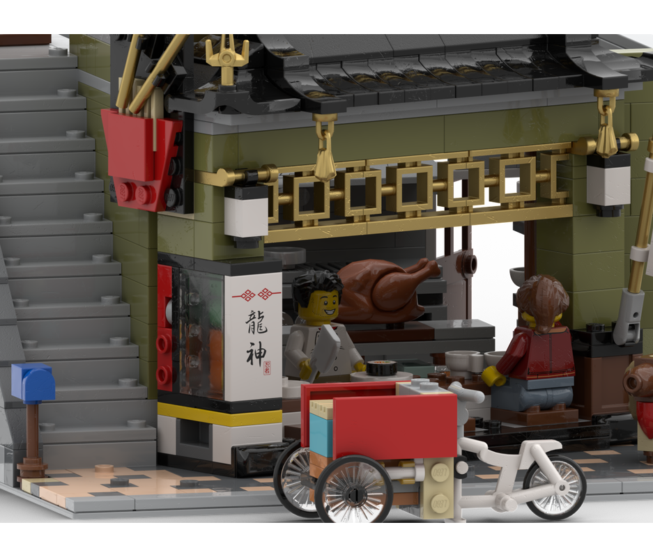 LEGO MOC Downtown Noodle Shop Upgrade/MOC Modular Building by ...