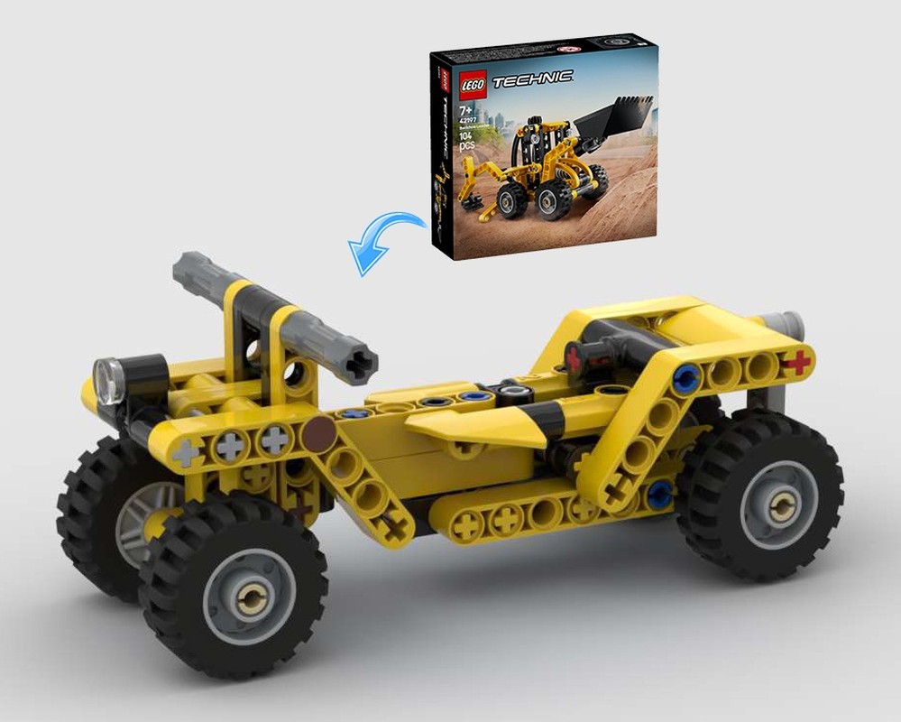 LEGO MOC Quad Bike 42197 Alternative by ErikGS | Rebrickable - Build ...