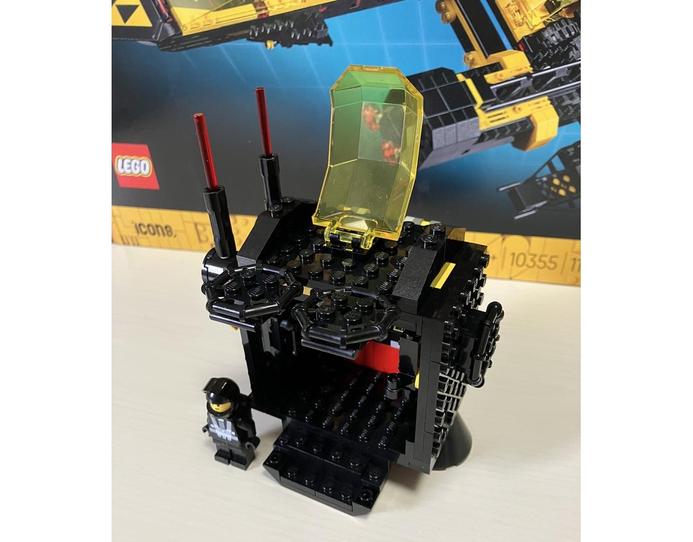 Lego Moc Blacktron Spaceship C By Corydoras Rebrickable Build With Lego