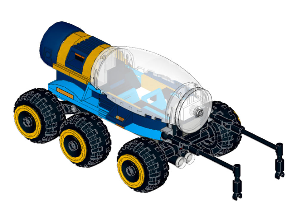 LEGO MOC Mars Rover by BrixGoFar | Rebrickable - Build with LEGO