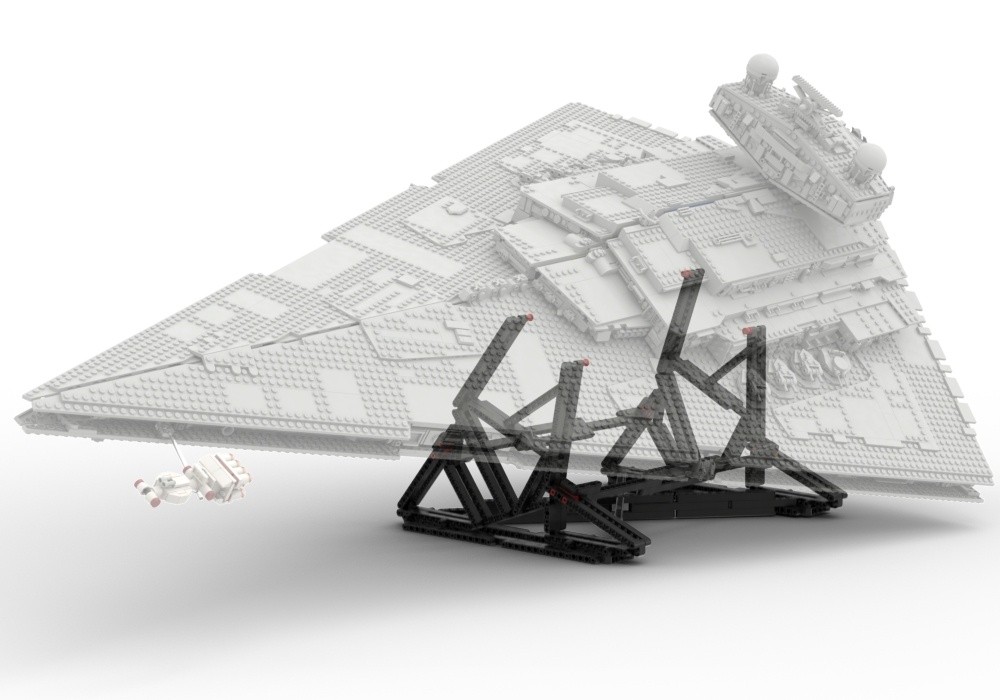 LEGO MOC Star Destroyer Slanted Base by BlackWolfStudio | Rebrickable ...