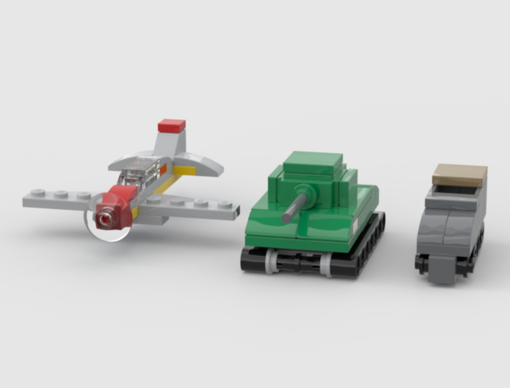 LEGO MOC WW2 Mini US Vehicles by WillJoshJangles | Rebrickable - Build ...
