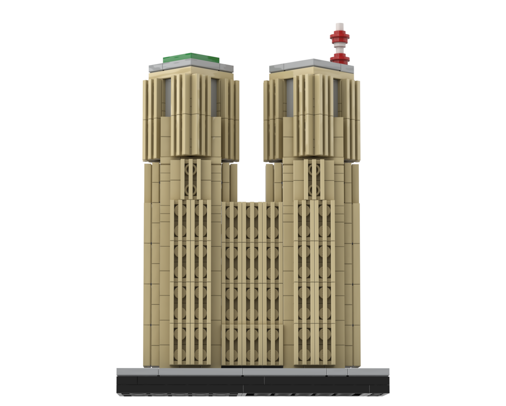 LEGO MOC 1:2000 Tokyo Metropolitan Government Building by IdiotPolo ...