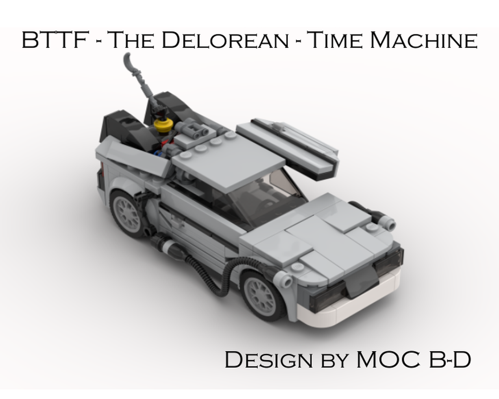 LEGO MOC Back to the future - The Delorean Time Machine by MOC B-D ...