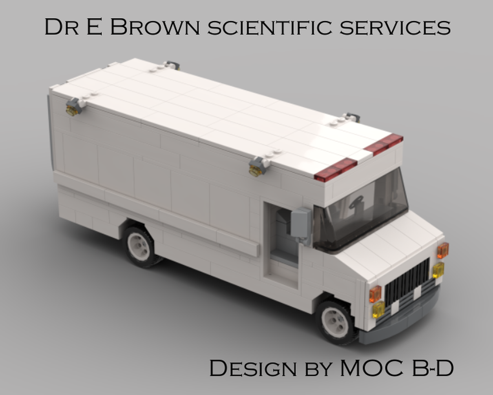 LEGO MOC-217085 Back to the future - Doc Brown's Van (Fits my '6 wide ...