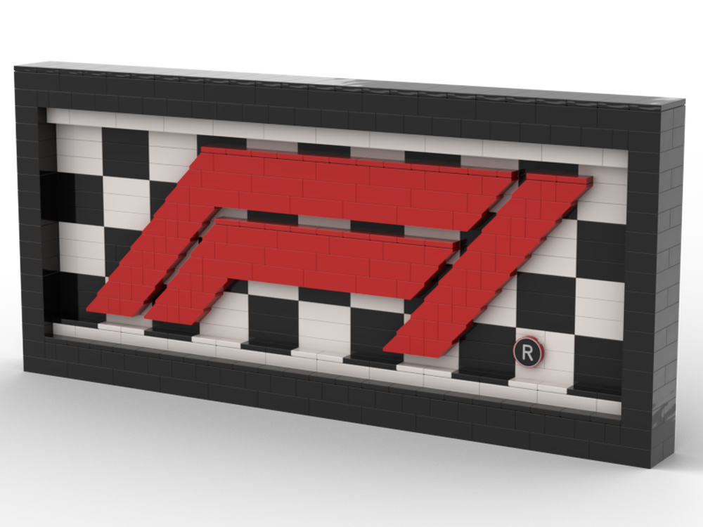 LEGO MOC Formula 1 Freestanding Display Sign by bricksntonic ...