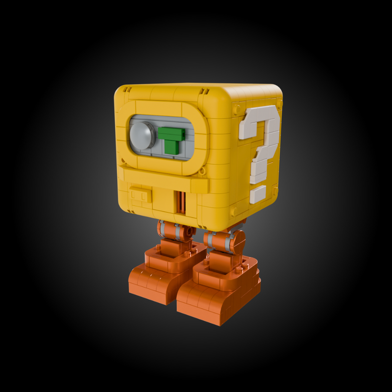 LEGO MOC Question Block Gonk Droid by KraftyKoopa | Rebrickable - Build ...