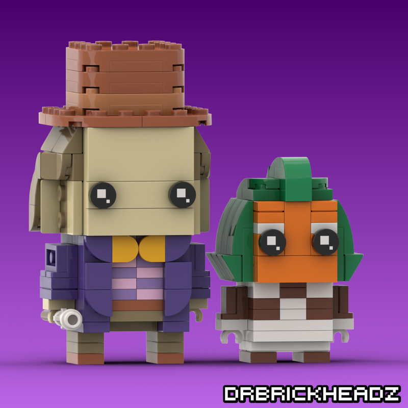 LEGO MOC Willy Wonka + Oompa Loompa (Willy Wonka & The Chocolate ...