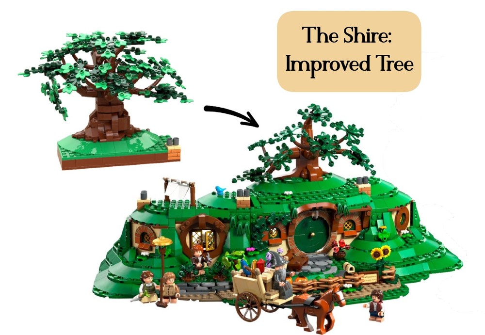 LEGO MOC-217131 The Shire: Improved Tree by witchcraftedbricks ...