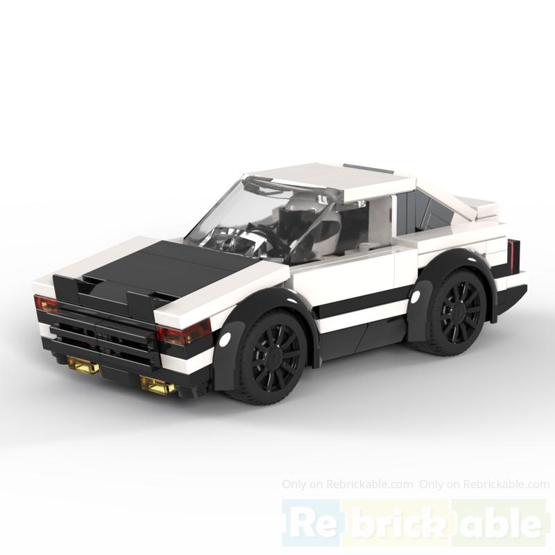 LEGO MOC Toyota AE86 by MinifigGarage | Rebrickable - Build with LEGO