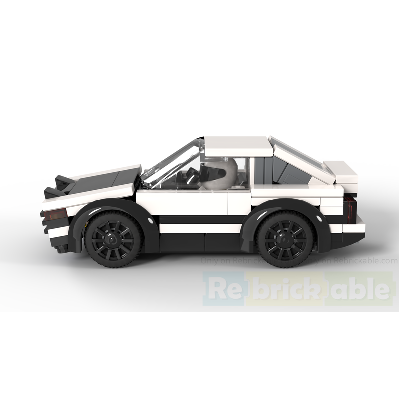 LEGO MOC Toyota AE86 by MinifigGarage | Rebrickable - Build with LEGO
