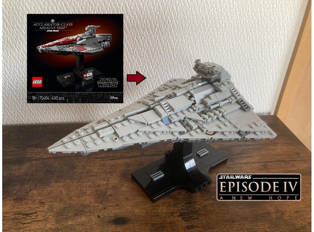 LEGO MOC 75404 Acclamator Rebuild 4 Pack by CreationCaravan (Brad ...